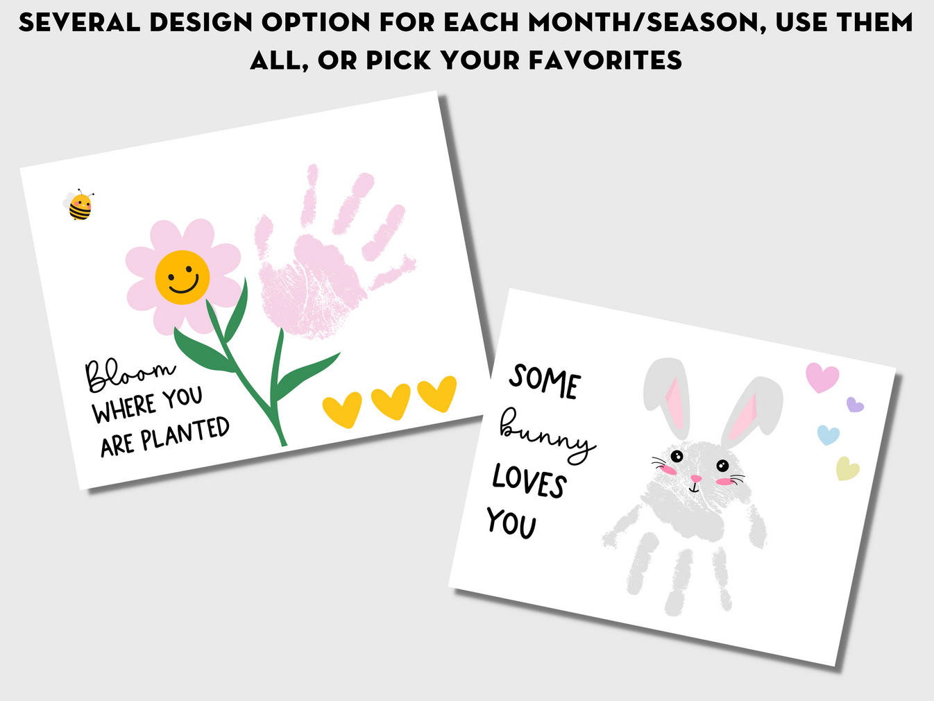 Handprint Art Bundle - Memory Keepsake for kids – Lovely Planner