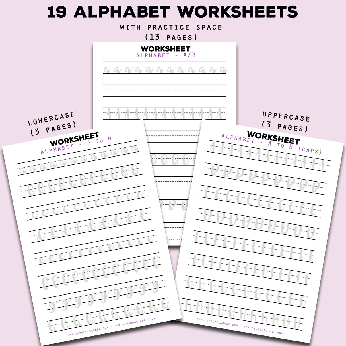 BUNDLE of 10 Lettering Workbooks with 370 Hand Lettering Practice ...